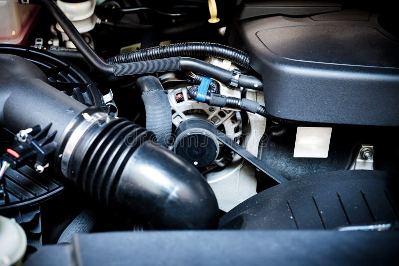 Checking Car Engine and Auto Repair Stock Photo - Image of mechanical ...