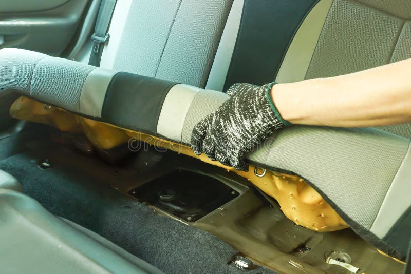 Checking Car Fuel Pump Unit, Car Service Stock Image - Image of metal ...