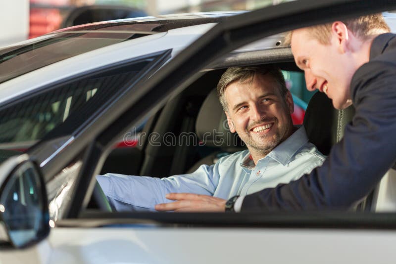 Checking car from inside stock image. Image of transport - 64129135