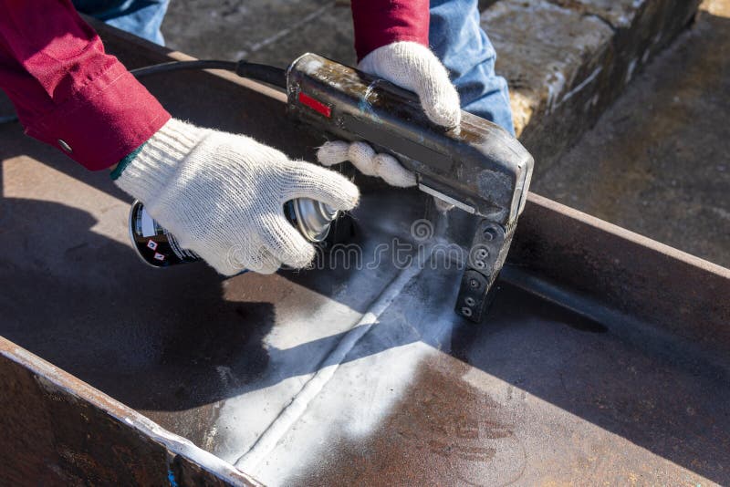 Magnetic Particle Testing. it is a Non Destructive Testing NDT Process ...