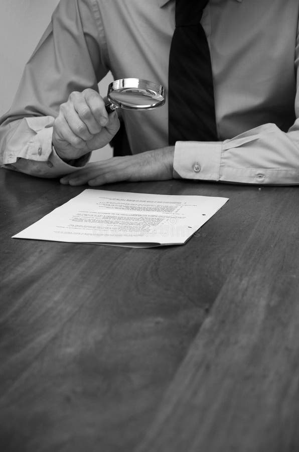 Checking the detail stock image. Image of searching, reading - 2666139