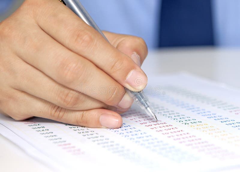 Checking document stock photo. Image of analysis, clerk - 73324522