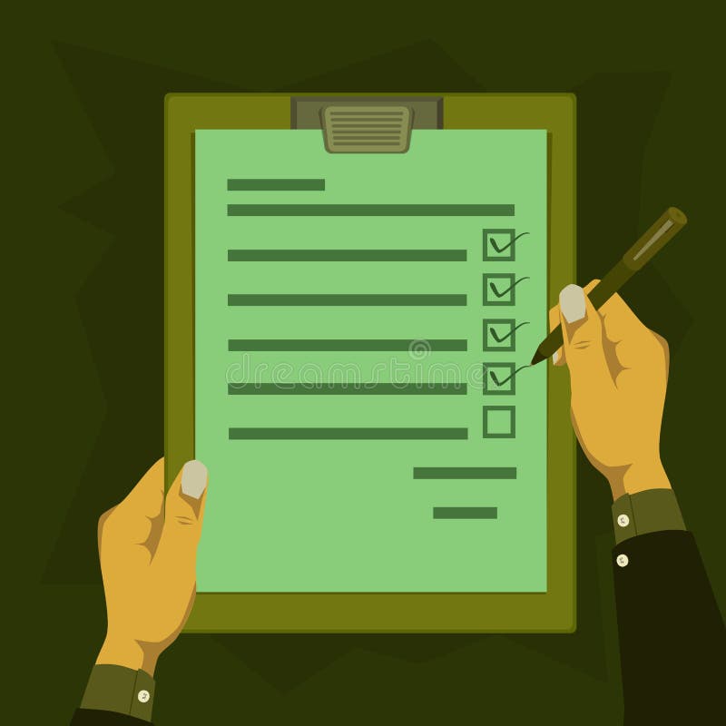 Checking Clipboard Stock Illustrations – 968 Checking Clipboard Stock ...