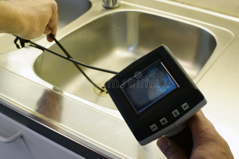 Borescope Inspection Camera Stock Photo - Image of equipment, device ...