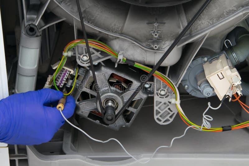 Checking the Electrical Control Equipment of the Washing Machine Due To ...