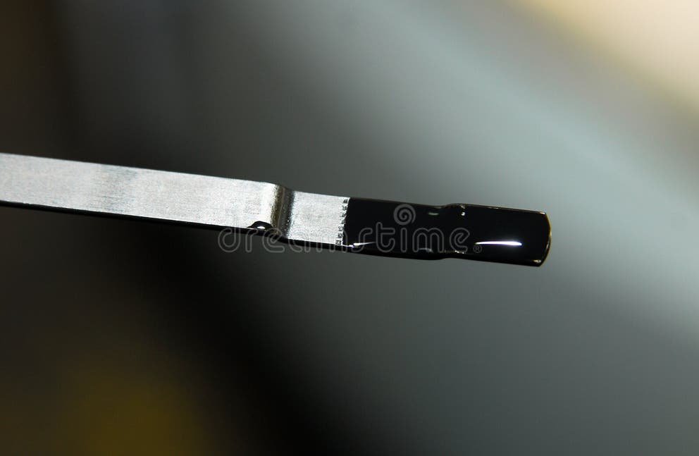 Checking the engine oil stock image. Image of check, tool - 67559241