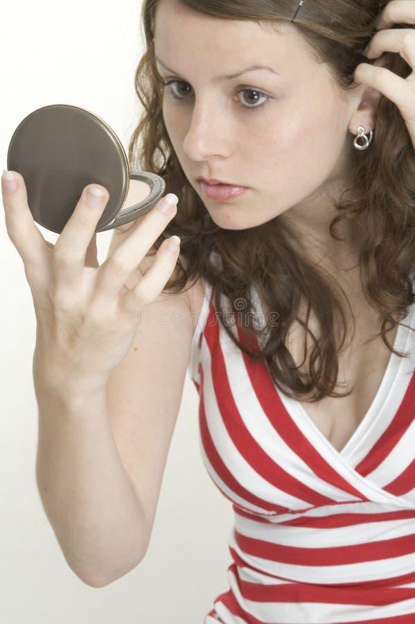 Checking Hair stock photo. Image of flawless, fashion, beautiful - 104326