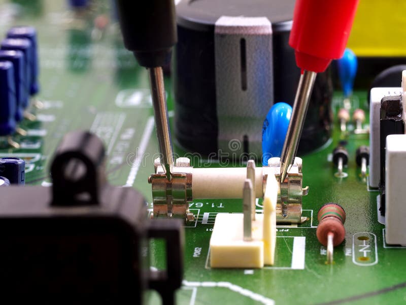 Checking If a Fuse is Blown with Multimeter Stock Photo - Image of ...