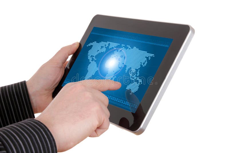 Checking the Internet Coverage Stock Photo - Image of communication ...