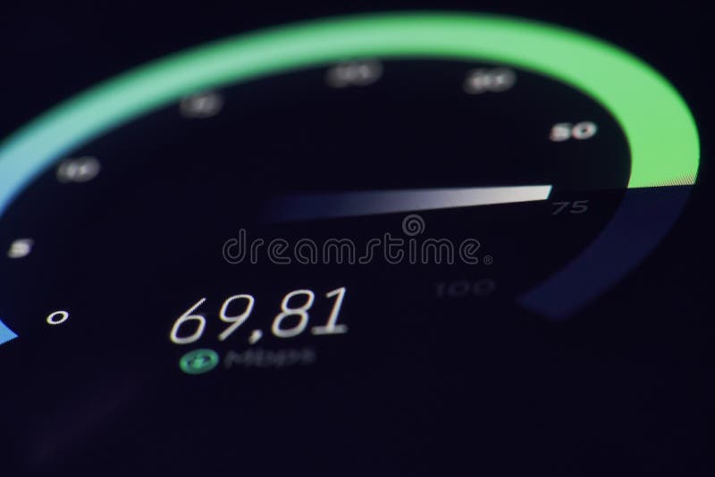 Checking internet speed stock photo. Image of send, connection - 236980266