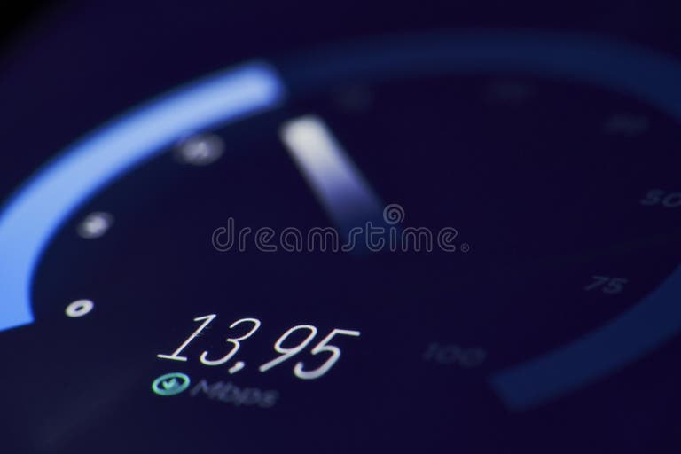 Checking internet speed stock image. Image of high, service - 236980337