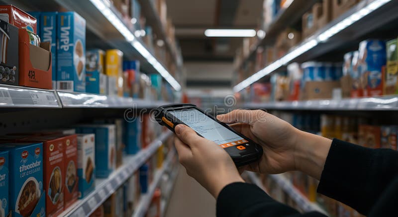 Scanner Checking Goods Stock Illustrations – 71 Scanner Checking Goods ...