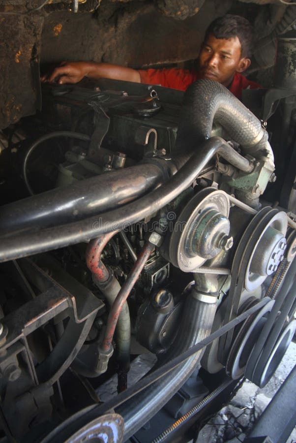 Checking the machine editorial image. Image of indonesia - 32528650