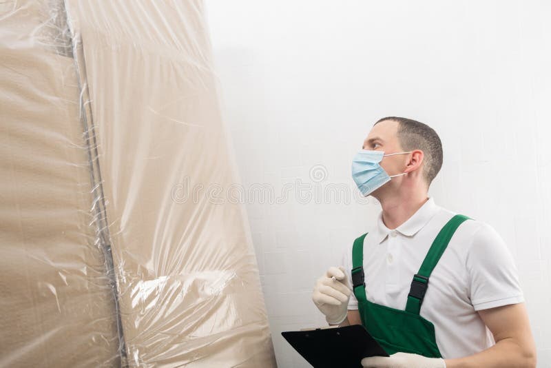 Checking the Marking of the Cargo by the Employee Delivering the Goods ...