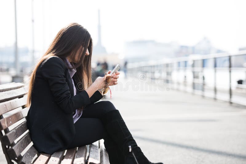 Checking my messages stock photo. Image of check, screen - 89722978