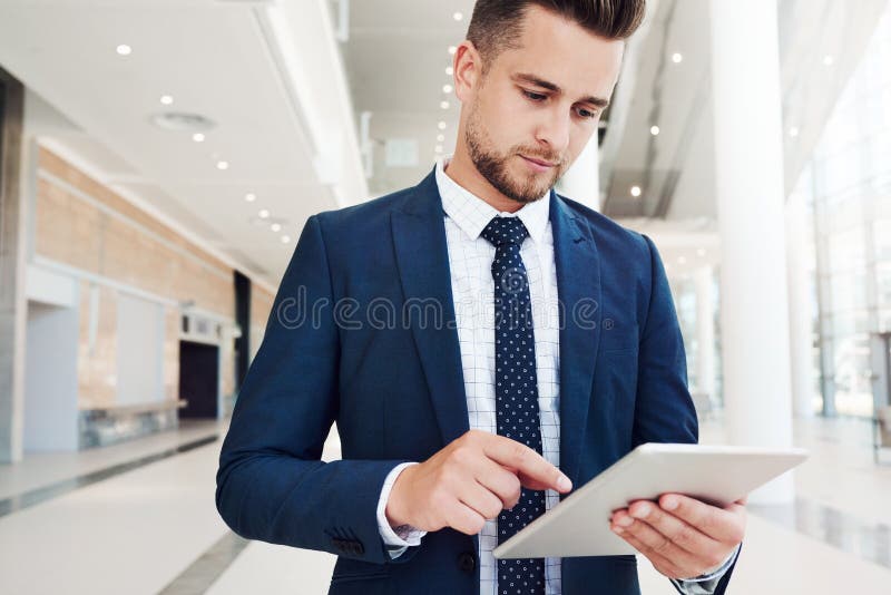 Checking My Schedule One More Time Stock Image - Image of connectivity ...