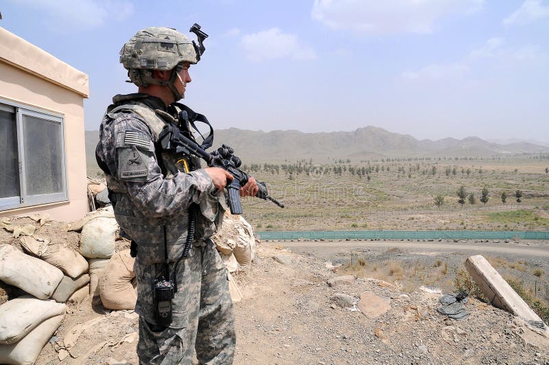Checking/observation Point on the Afghan Border 3 Editorial Stock Image ...