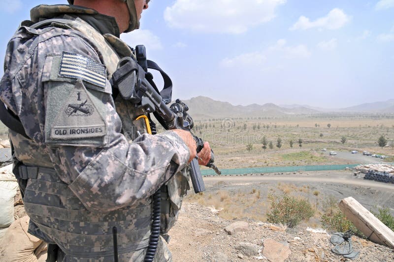 Checking/observation Point on the Afghan Border 6 Editorial Photography ...