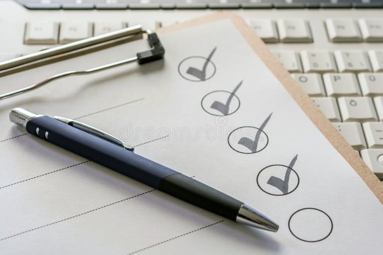 Checking Off Check List Stock Photos - Free & Royalty-Free Stock Photos ...