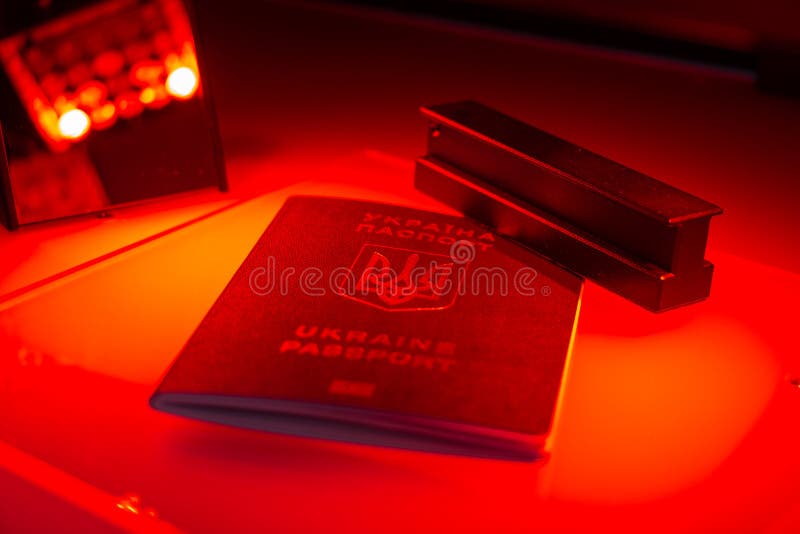Checking the Passport for Fraud in UV and Another Light, Detection of ...
