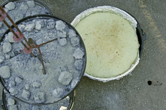 Checking the pot stock photo. Image of outdoors, eating - 12079894