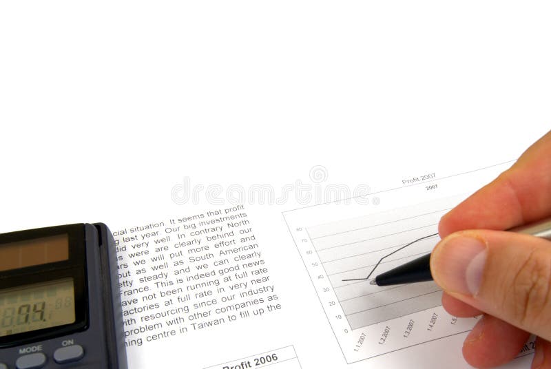 Checking results stock image. Image of business, finances - 4242303