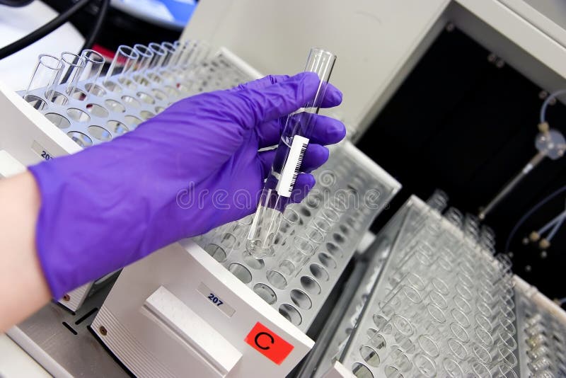 Checking the samples stock photo. Image of research, advancement - 2191726