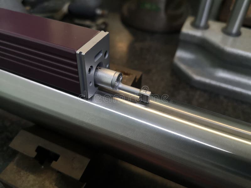 Checking Surface Roughness Machining Part by Roughness Tester Machine ...