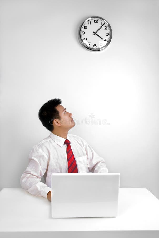 Checking time stock image. Image of professional, asian - 3970301