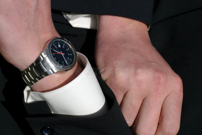 Checking the time stock image. Image of hands, clock, time - 638043