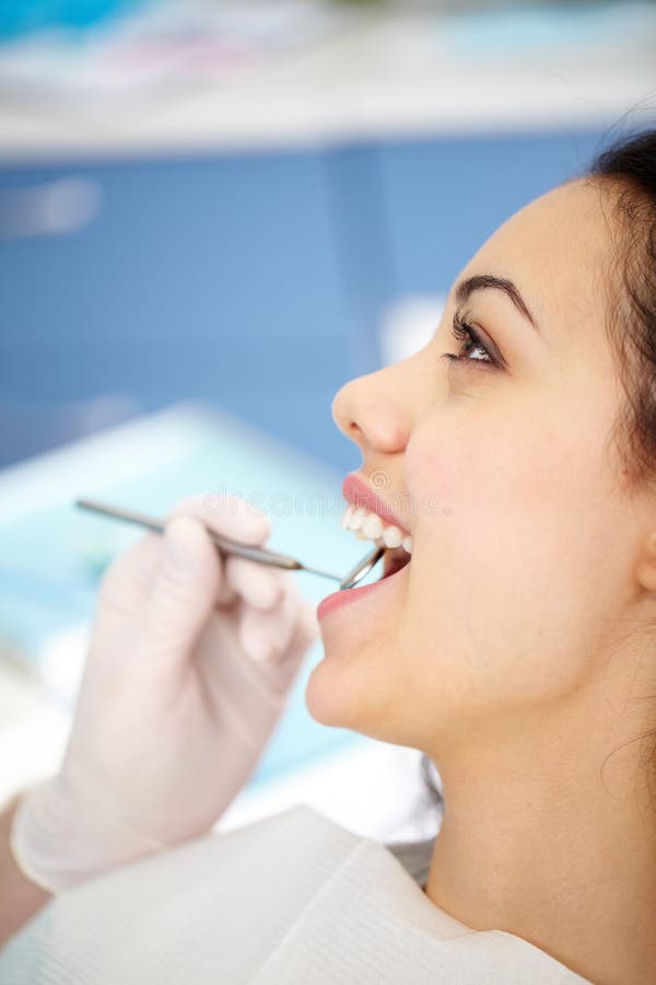 Checking up teeth stock photo. Image of beautiful, mouth - 26268132