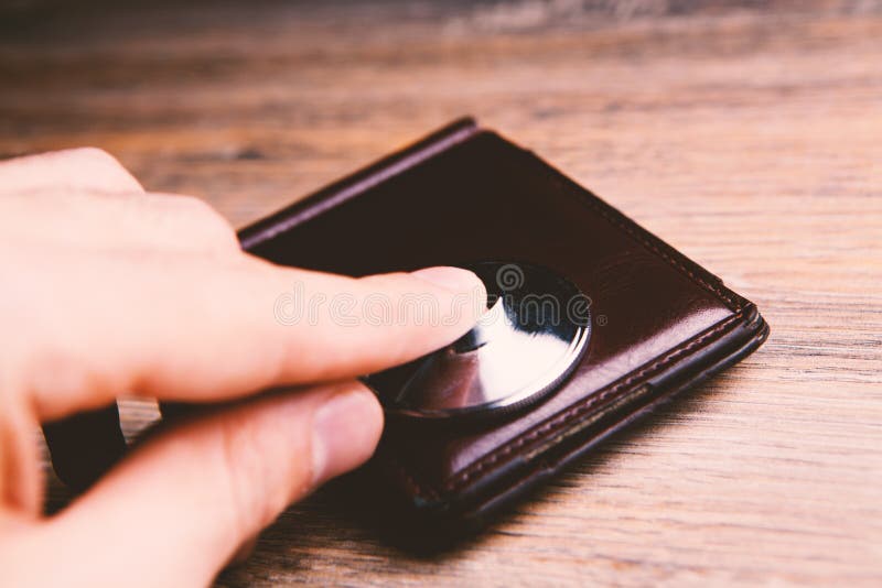 Checking a Wallet with a Stethoscope Stock Photo - Image of commerce ...