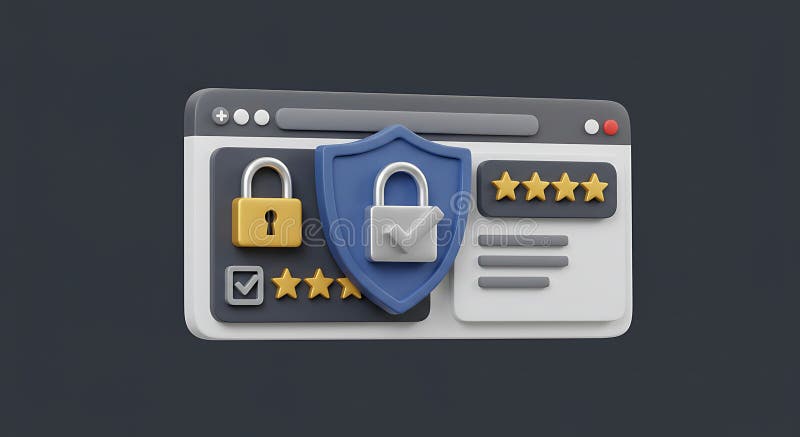 Checking Website Security with Padlock and Shield Icon for Browser ...