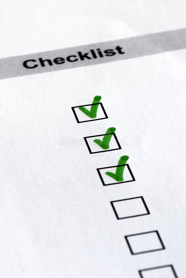 Checklist form stock photo. Image of complete, document - 11282818