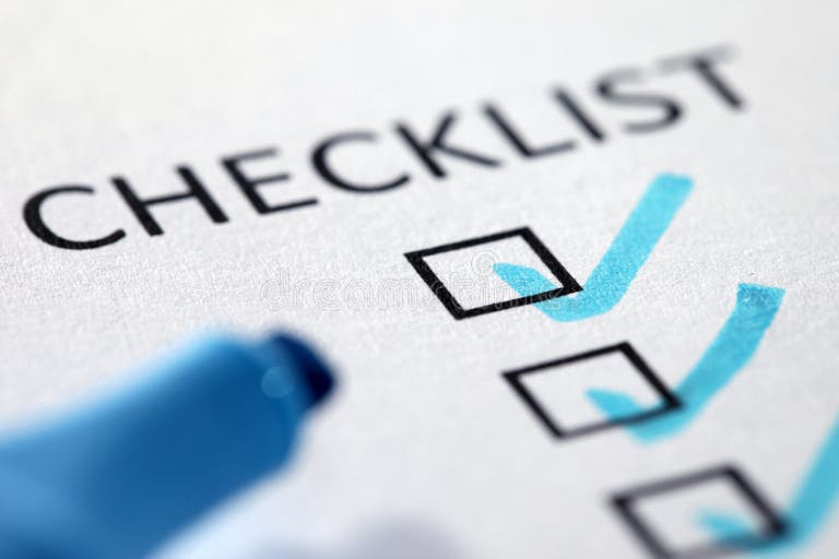 Checklist stock photo. Image of questionnaire, blue, check - 16027762