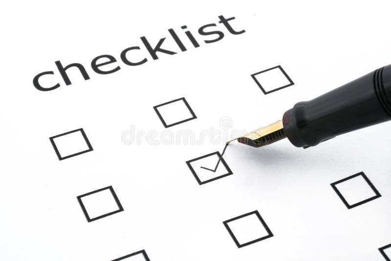 Checklist stock image. Image of questionnaire, system - 14855085