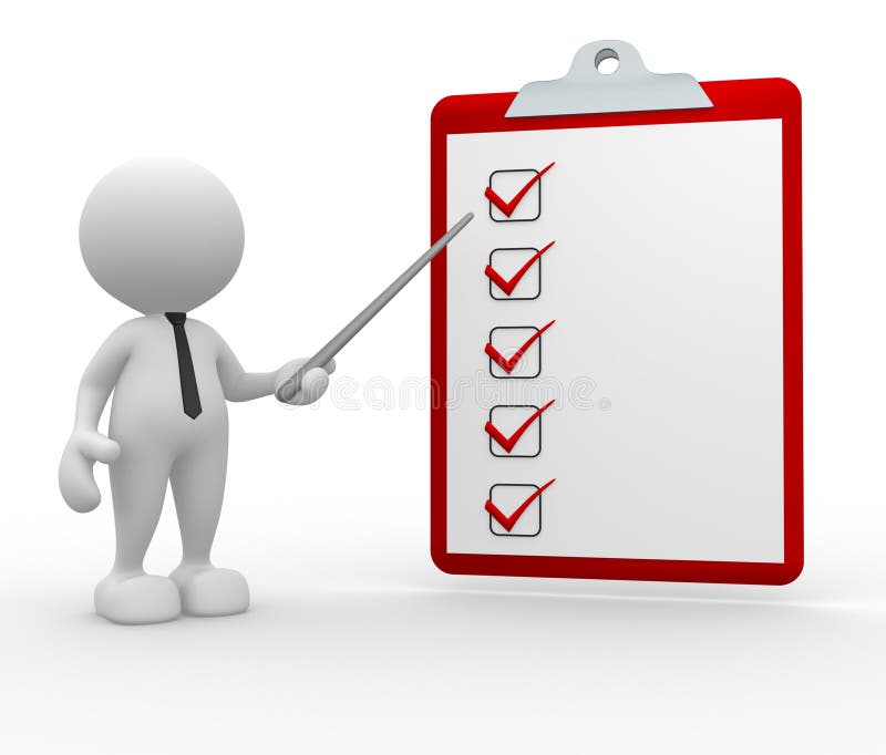 Checklist Cartoon Stock Illustrations – 20,175 Checklist Cartoon Stock ...