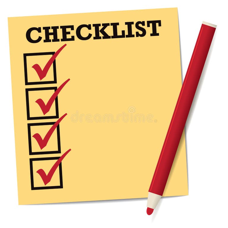 Checklist Stock Illustrations – 196,478 Checklist Stock Illustrations ...