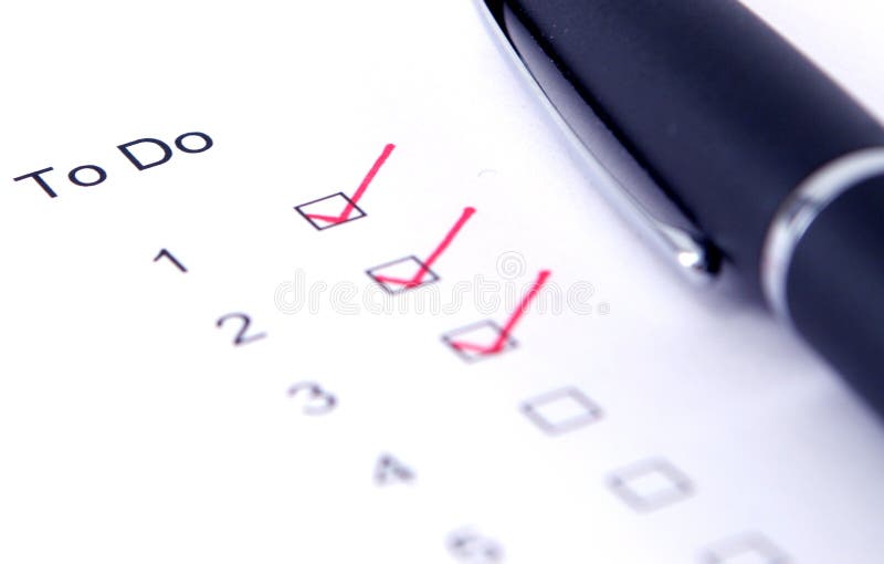 Checklist stock photo. Image of checklist, accomplish, work - 667636