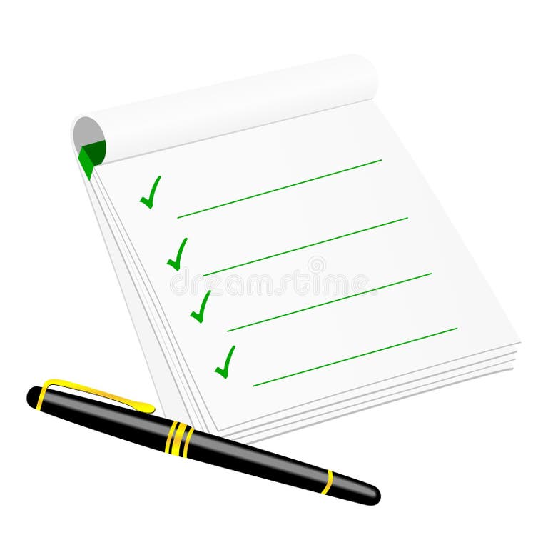 Checklist Clipart Stock Illustrations – 3,562 Checklist Clipart Stock ...