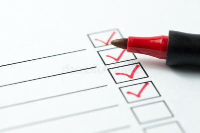 Checklist box stock image. Image of checklist, ranking - 108412455