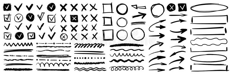 Checklist Boxes and Ticks, Frames Stock Vector - Illustration of tick ...