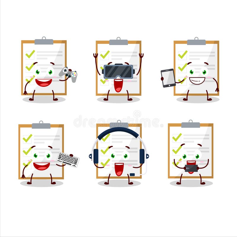 Checklist Cartoon Stock Illustrations – 14,798 Checklist Cartoon Stock ...