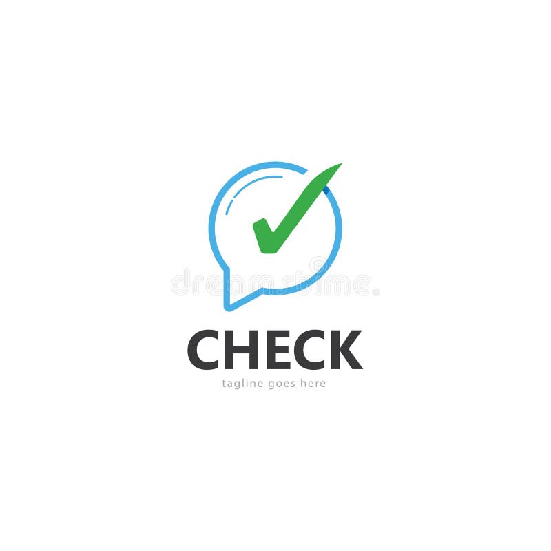 Checklist Check Mark Check Logo Template Vector. Stock Vector ...