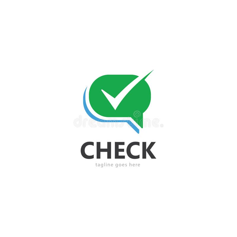 Checklist Check Mark Check Logo Template Vector. Stock Vector ...