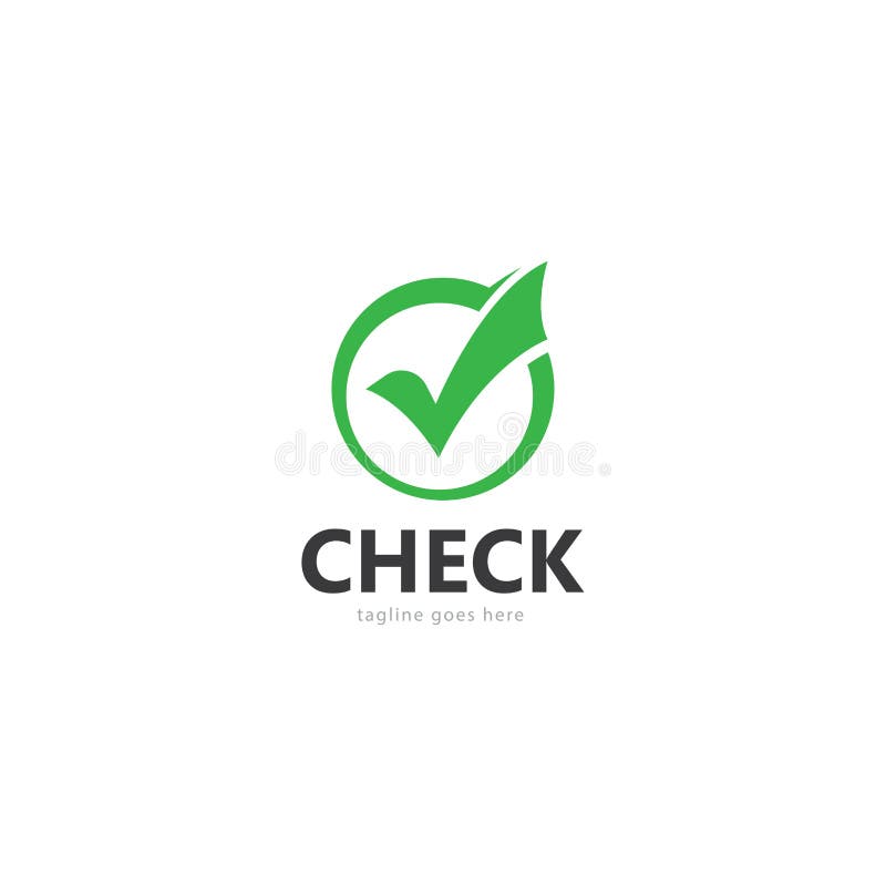 Checklist Check Mark Check Logo Template Vector. Stock Vector ...