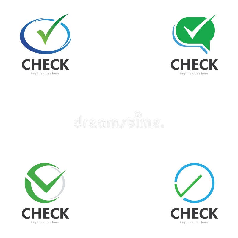 Checklist Check Mark Check Logo Template Vector. Stock Vector ...