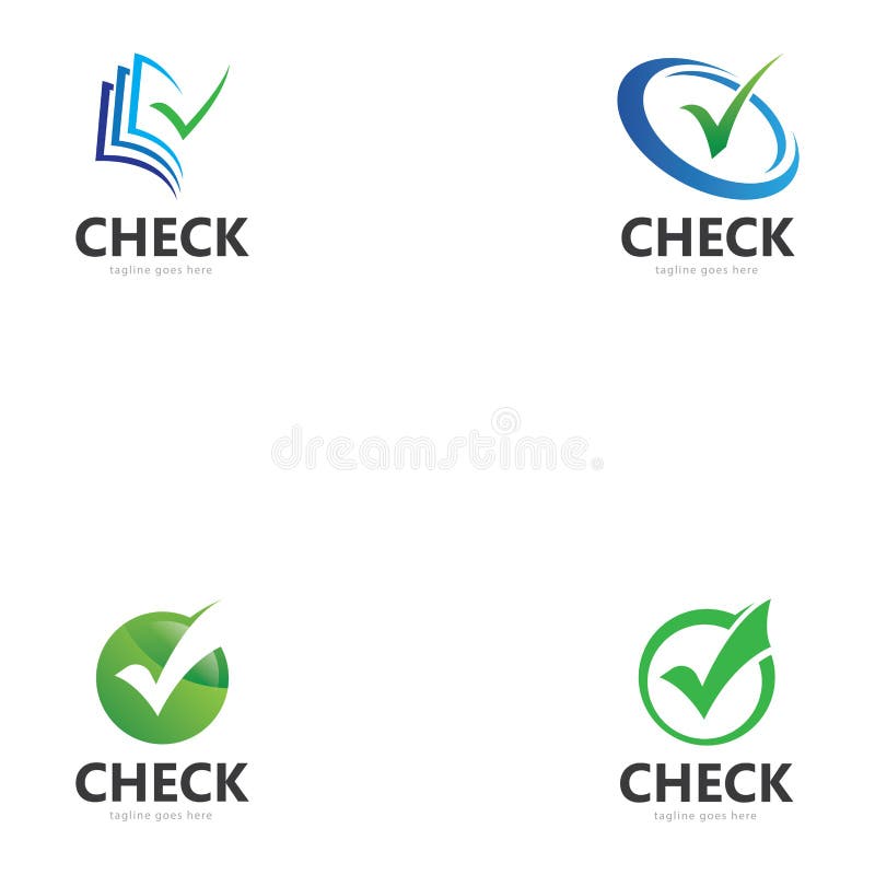 Checklist Check Mark Check Logo Template Vector. Stock Vector ...