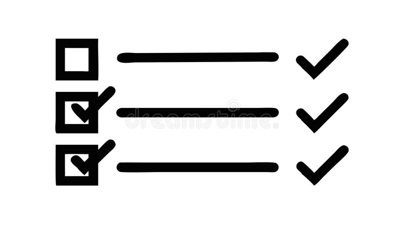 Checklist with Checkmarks Icon Vector for Tasks and Completion, Vector Design Generative AI ...