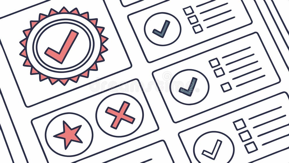 Checklist with Checkmarks Illustration, Task List and Confirmation Symbol Vector Design ...